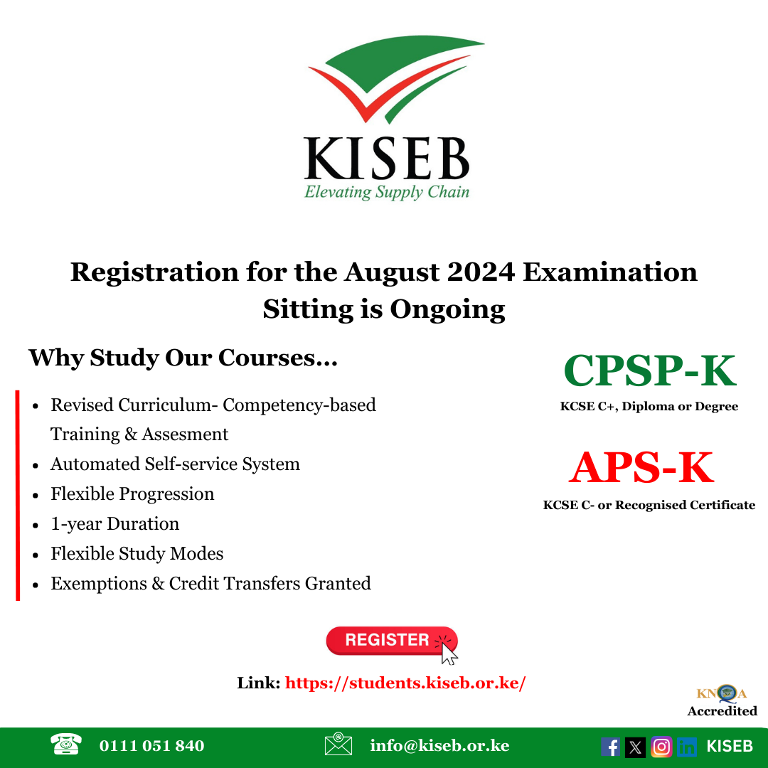 Homepage | Kenya Institute of Supplies Examination Board